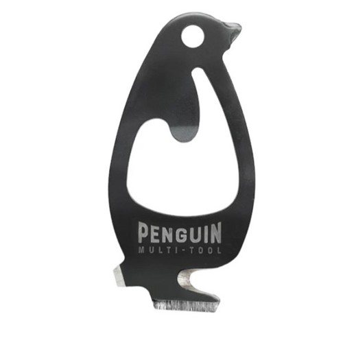 TRIXIE & MILO Penguin Bottle Opener, keychain multi-tool | KYGUNCO