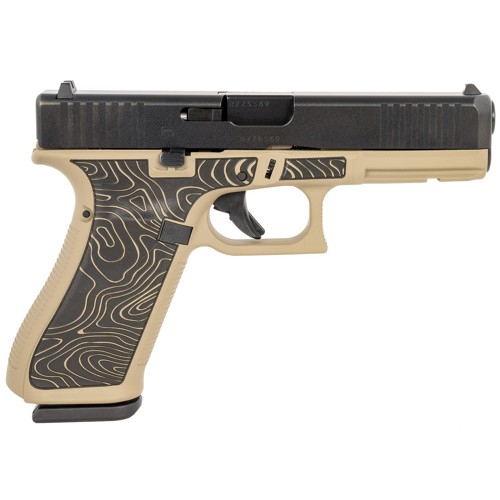GLOCK G17 Gen5 9mm 4.5ʺ 17rd Black/Tan Textured | KYGUNCO