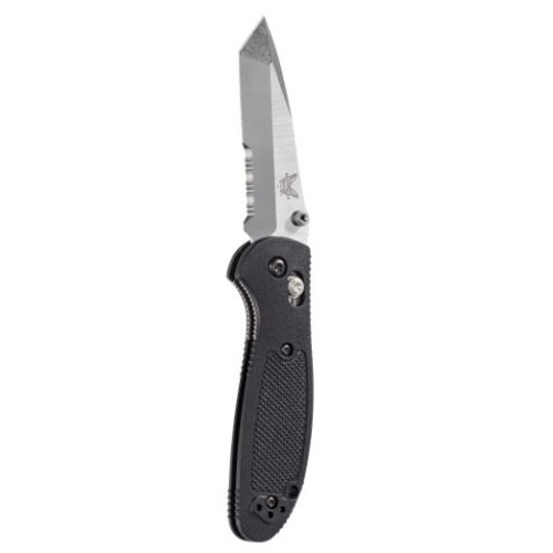 BENCHMADE Mini Griptillian 2.91ʺ Tanto Satin Serrated Edge | KYGUNCO