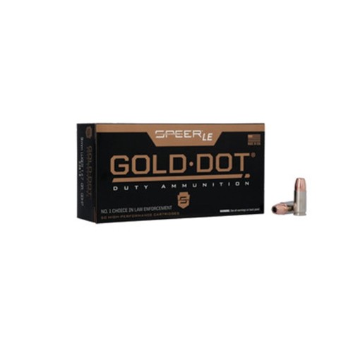 SPEER AMMO 9mm 115Gr Gold Dot GDHP 50rd Box | KYGUNCO