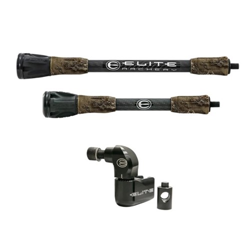 ELITE ARCHERY Carbon Micro Stabilizer Kit 8/10ʺ -Realtree Excape | KYGUNCO