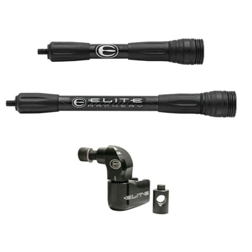 ELITE ARCHERY Carbon Stabilizer Kit 8/11ʺ - Black | KYGUNCO