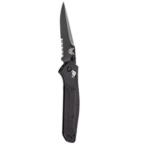 BENCHMADE 943 3.4ʺ Clip Point Serrated Edge Coated Finish | KYGUNCO