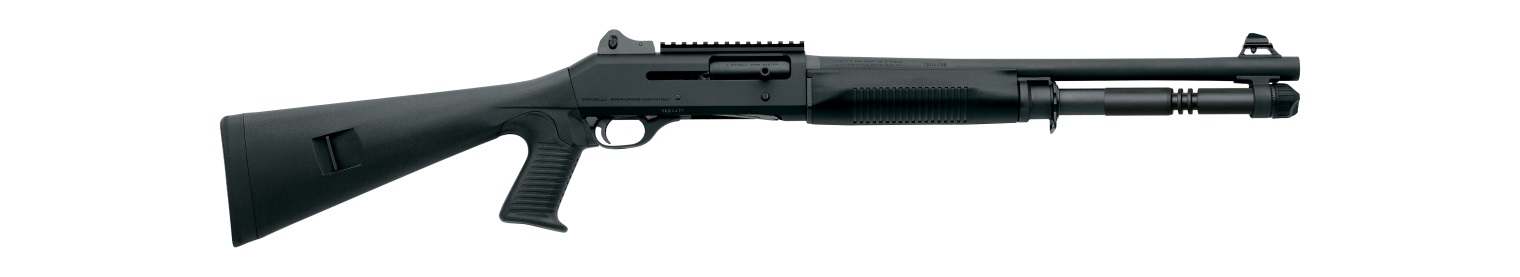 BENELLI M4 Tactical 12 Gauge 3" 18.5" 5+1 Semi-Auto Shotgun | Black ...