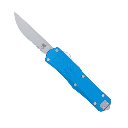 COBRATEC Small FS-X Blue Generation 3 Drop Serrated | KYGUNCO
