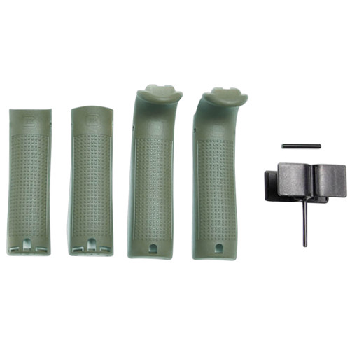 GLOCK Backstrap/Beavertail Set G19/G23 Battlefield Green | KYGUNCO