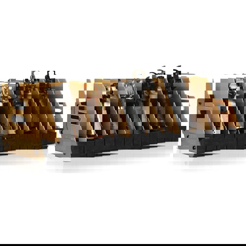 SAVIOR EQUIPMENT 12 Pistol Revolver Storage Gun Rack RAL8000 Tan | KYGUNCO