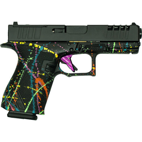 GREAT LAKES FIREARMS 19 Striker 9mm 4ʺ 15rd - Black & Splatter Paint ...
