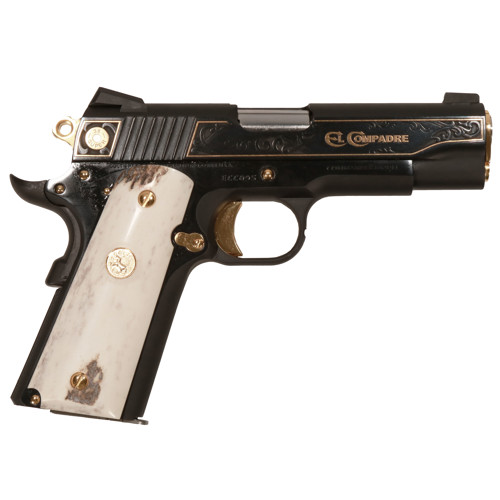 COLT 1911 COMMANDER EL COMPADRE ʺ1 of 500ʺ 38 Super 4.25ʺ 9rd - Gold ...