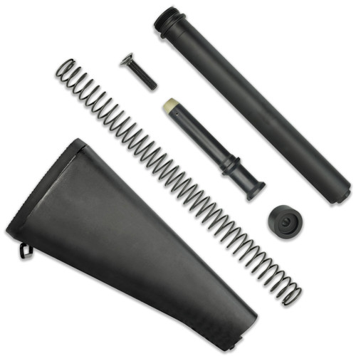 KAK INDUSTRIES A2 Buttstock Kit for AR-15 Matte Finish Black | KYGUNCO