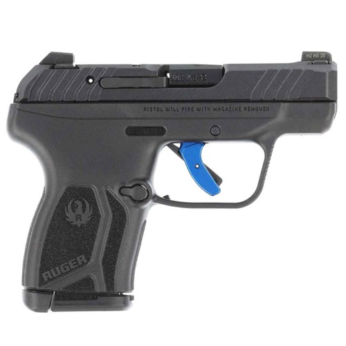 RUGER LCP Max 380 ACP 2.8ʺ 10rd - Black w/ Blue Trigger | KYGUNCO