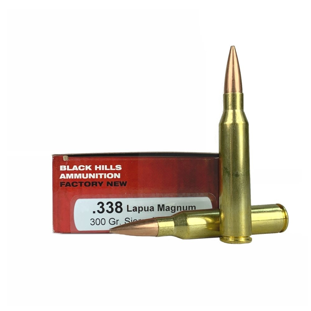 BLACK HILLS AMMUNITION 338 Lapua Magnum 300Gr Sierra MatchKing Hollow ...