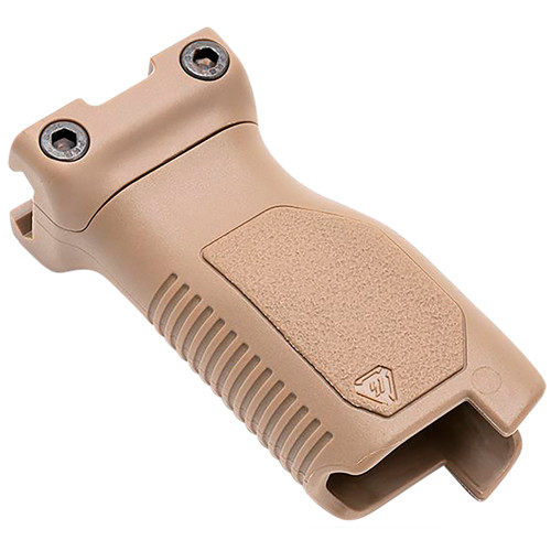 STRIKE INDUSTRIES Angled Vertical Grip with CMS(M-LOK) Long FDE | KYGUNCO