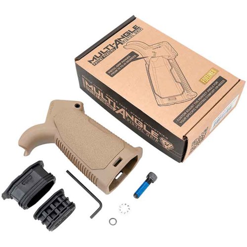 STRIKE INDUSTRIES AR Multi-Angle Pistol Grip FDE | KYGUNCO