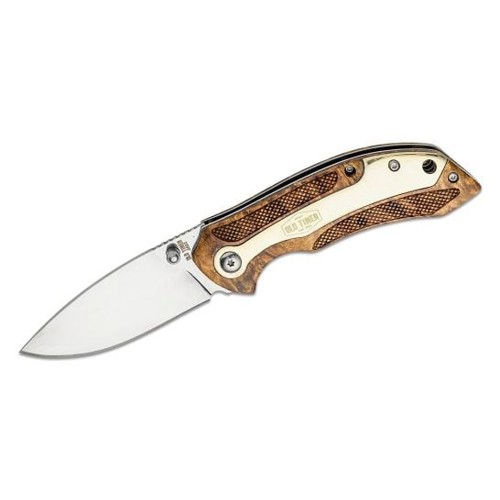 OLD TIMER Drop Point Iron Wood | KYGUNCO
