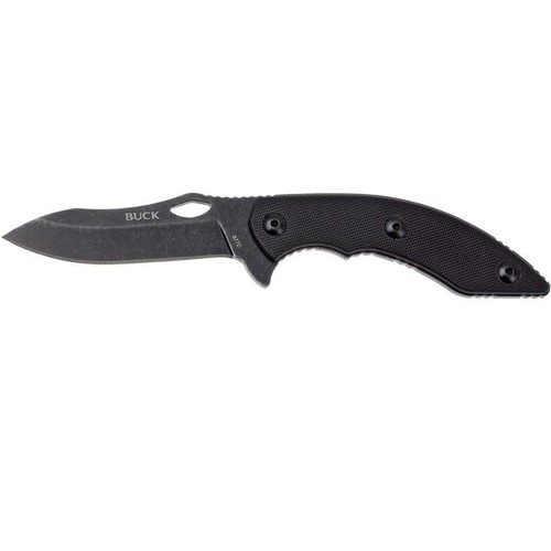 BUCK KNIVES Maverik Tactical 3.125ʺ Fixed Blade Knife - Black | KYGUNCO
