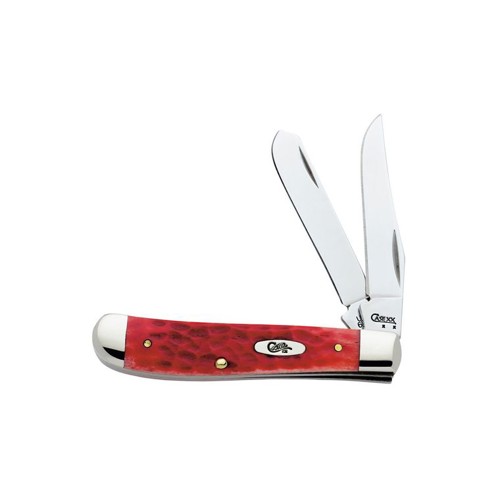 CASE KNIVES Red CV Mini Trapper 3.5ʺ Closed | KYGUNCO