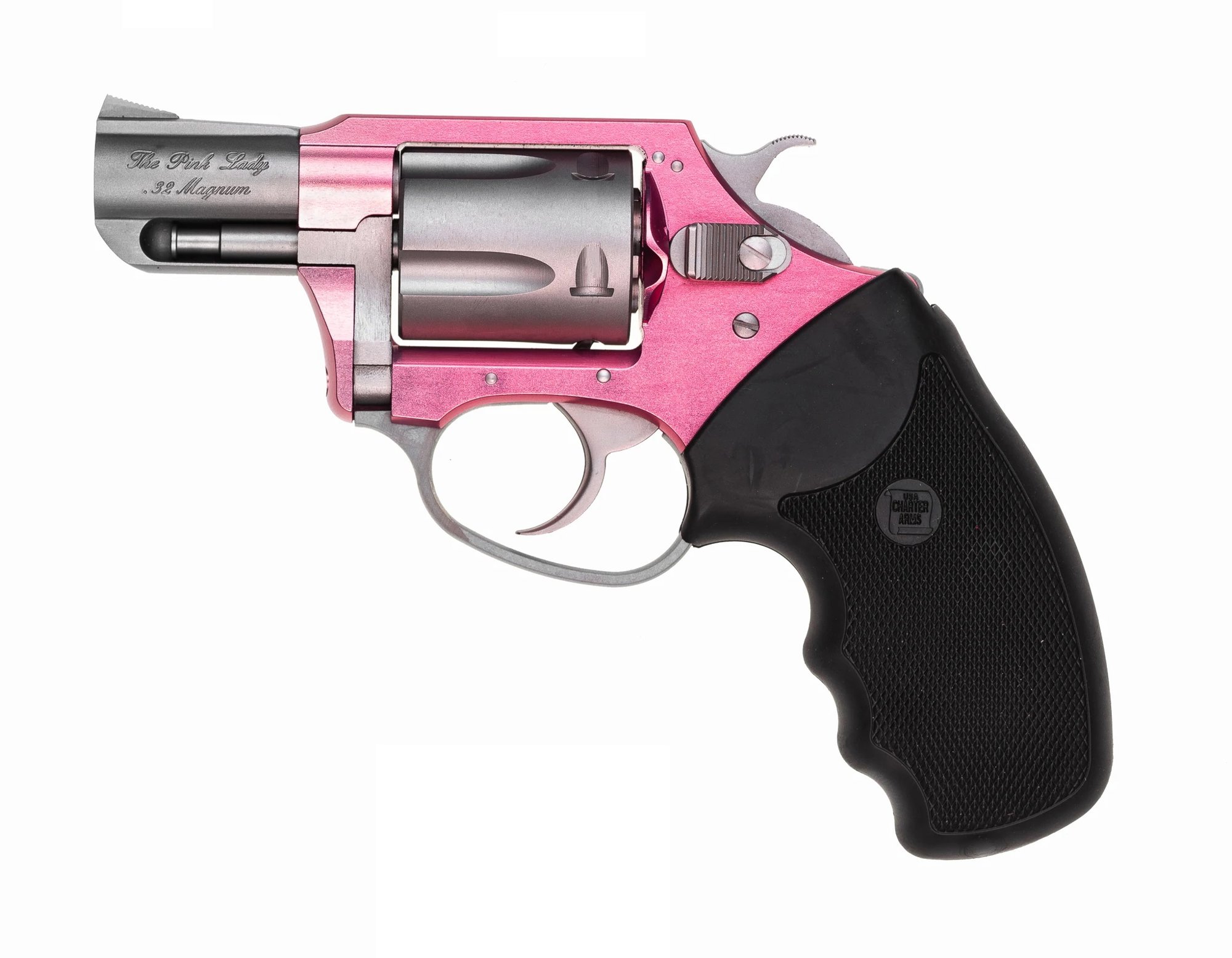 CHARTER ARMS Pink Lady 32 H&R Mag 2" 5rd Revolver - Pink / Stainless ...