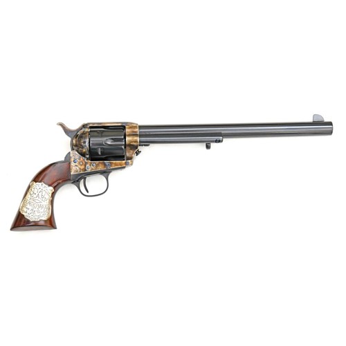 CIMARRON Wyatt Earp Peacemaker 45LC 10ʺ 6rd Revolver - Case Hardened ...