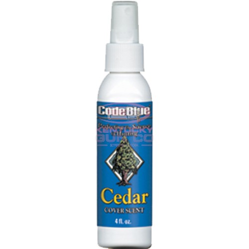 CODE BLUE CEDAR COVER SCENT 4FL OZ | KYGUNCO