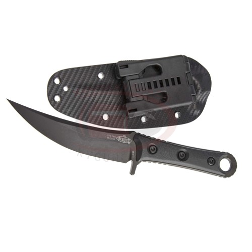 MICROTECH KNIVES SBK 5.1ʺ Apocalyptic Black Single Edge DLC | KYGUNCO
