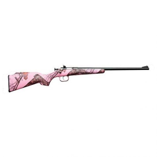 KEYSTONE Crickett 22 LR 16.1" Single Shot Bolt Rifle - Pink Mossy Oak ...