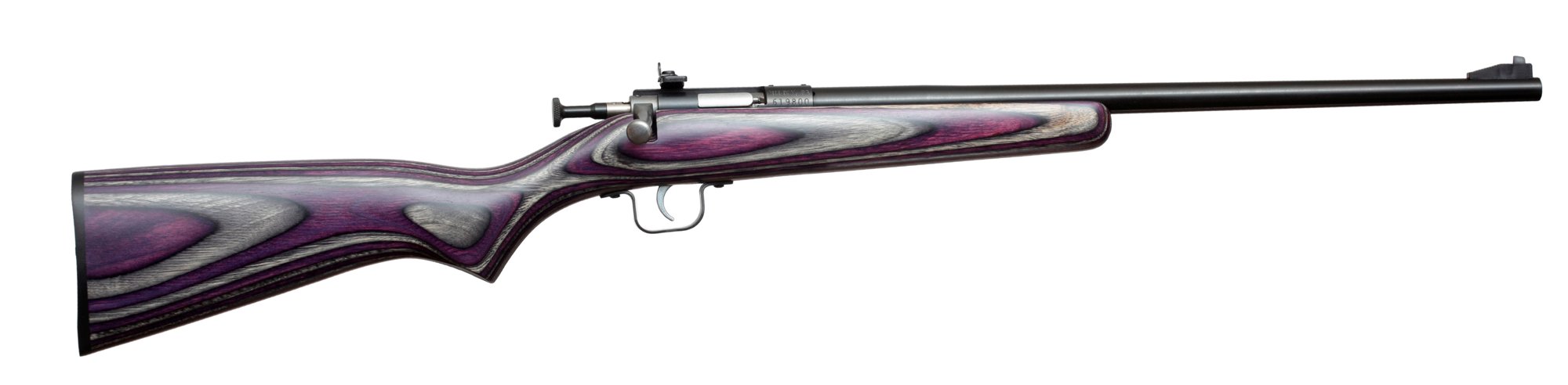 KEYSTONE Crickett 22 LR 16.1" 22LR Bolt Rifle - Blued / Purple Laminate ...