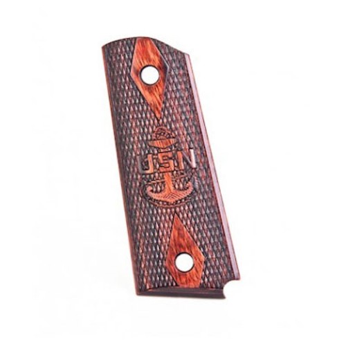 KIMBER NAVY LOGO ROSEWD COMP GripS | KYGUNCO