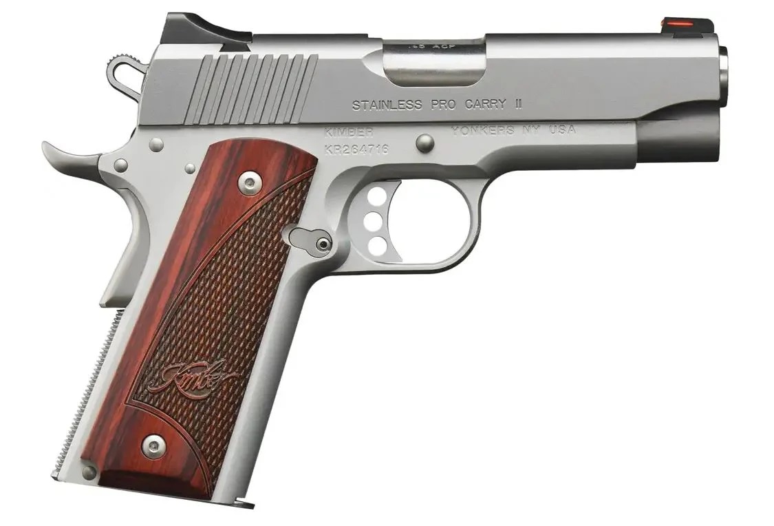 KIMBER Pro Carry II 45ACP 4" 7+1 Pistol - Stainless | KYGUNCO