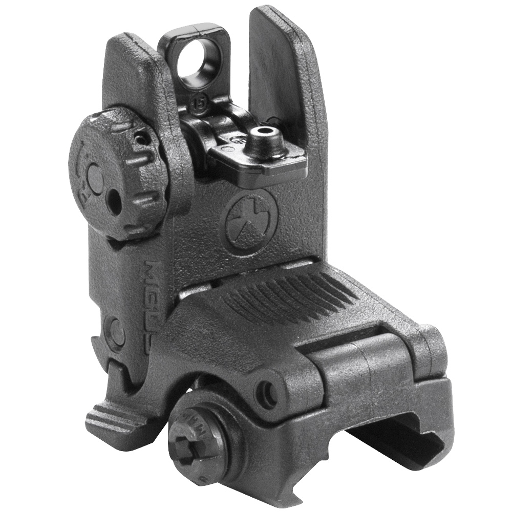 MAGPUL MBUS Flip-Up Rear Sight AR15/M4 Black | KYGUNCO
