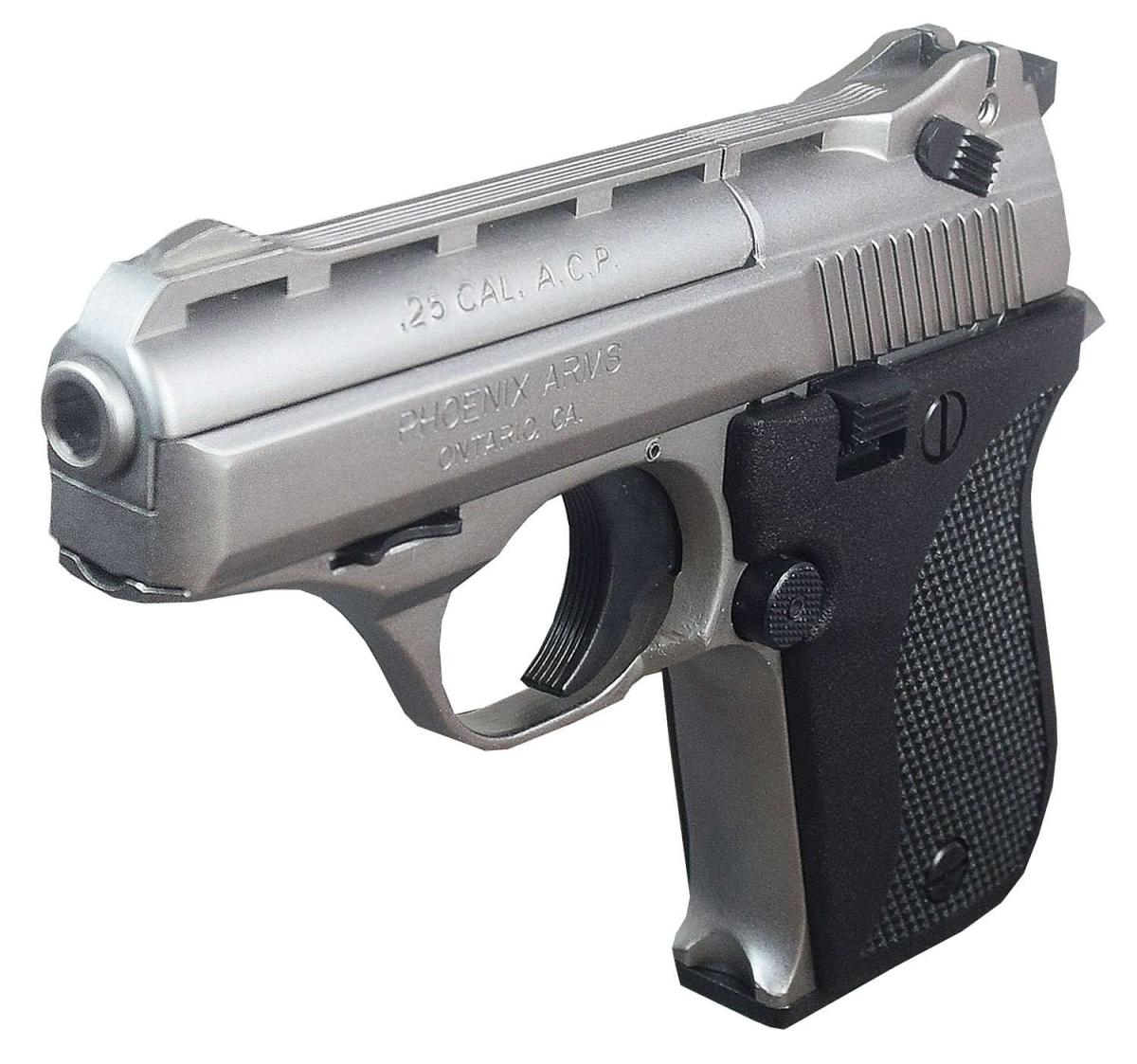 PHOENIX ARMS HP25A 25 ACP 3" 10rd Pistol - Nickel / Black | KYGUNCO