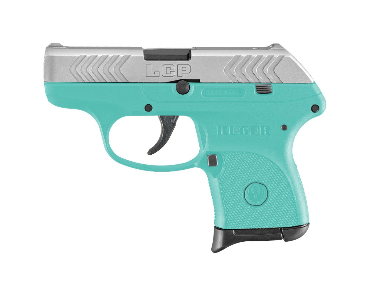 RUGER LCP 380 ACP 2.8" 6rd Pistol - Stainless / Turquoise | KYGUNCO