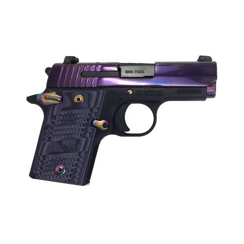 SIG SAUER P938 9mm 3ʺ Purple/G10 Slite 3ʺ Purple 6rd | KYGUNCO